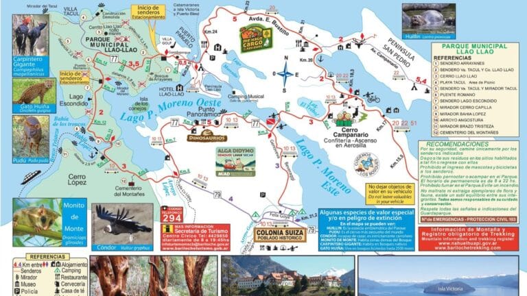 Qué ver en Bariloche en 3 días: MAPAS DE RUTAS y GUÍAS